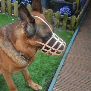 Leather Dog Muzzle German Shepherd and Other Similar Snout - Etsy