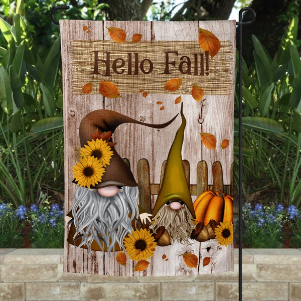 Fall Garden Flag - Etsy