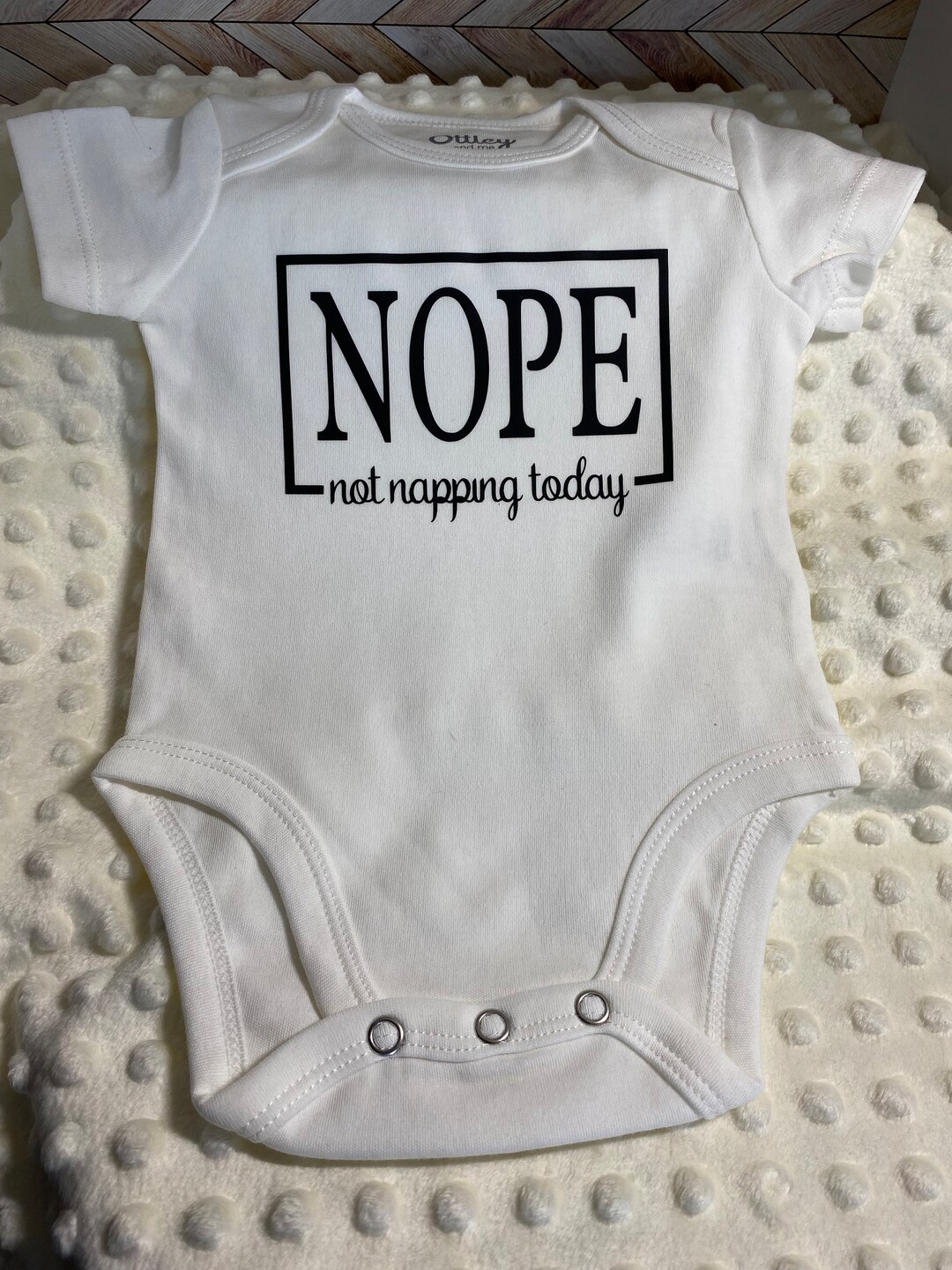 Baby Onesie 3m Nope Not Napping Today - Etsy