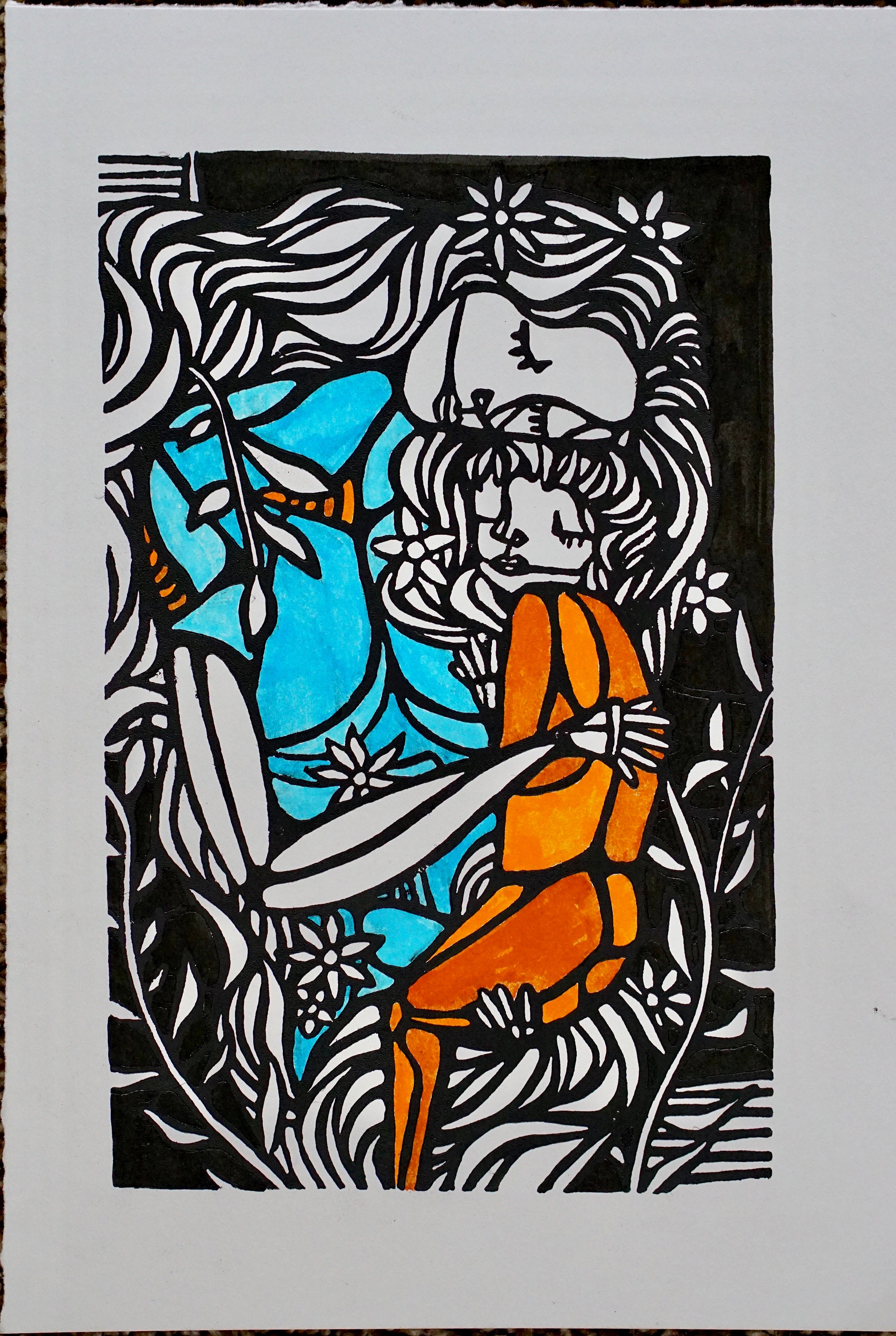 Mother Print Mother's Day Gift Mother and Daughter - Etsy