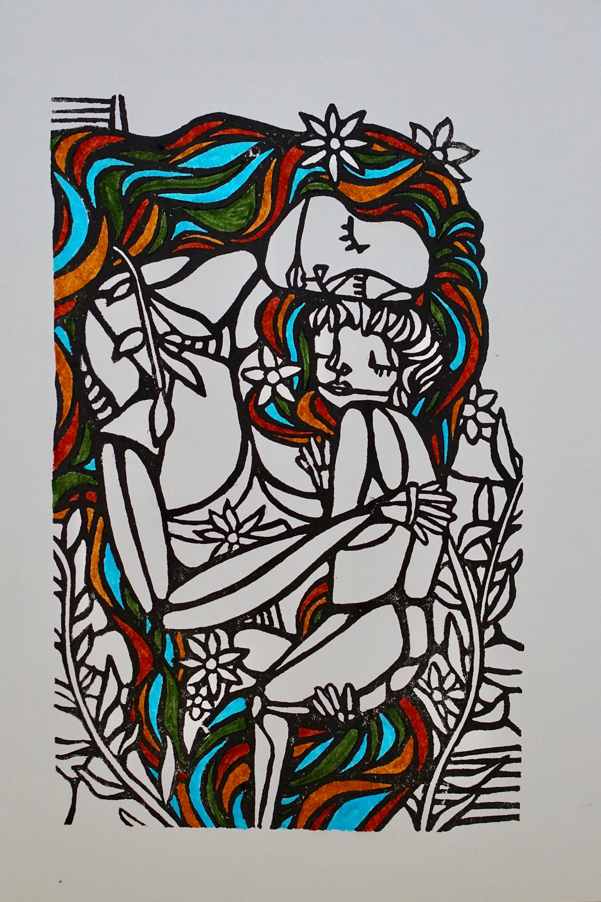 Mother Print Mother's Day Gift Mother and Daughter - Etsy