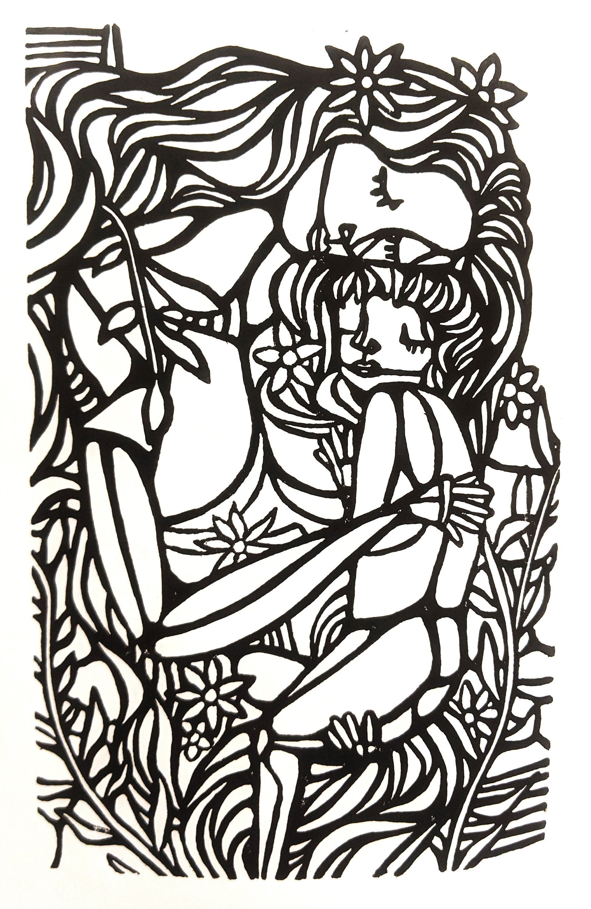 Mother Print Mother's Day Gift Mother and Daughter - Etsy