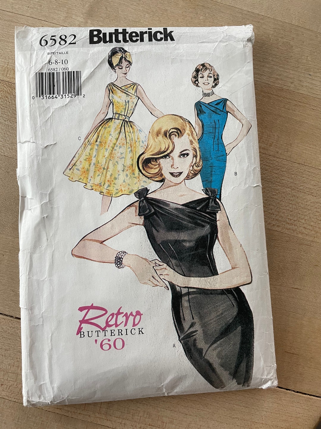 Butterick Retro Dress Pattern - Etsy