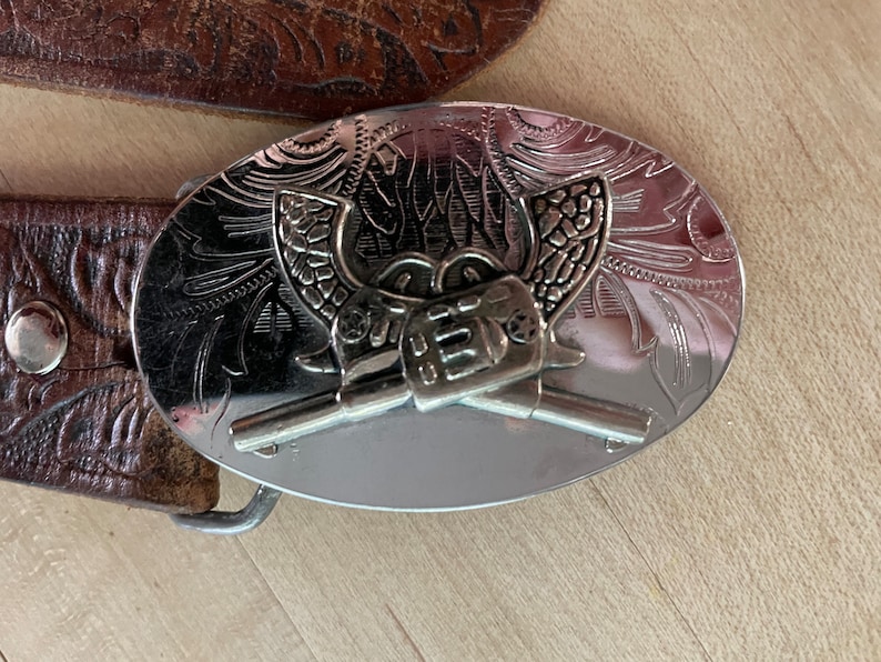 Crossed Pistols Belt Buckle - Etsy