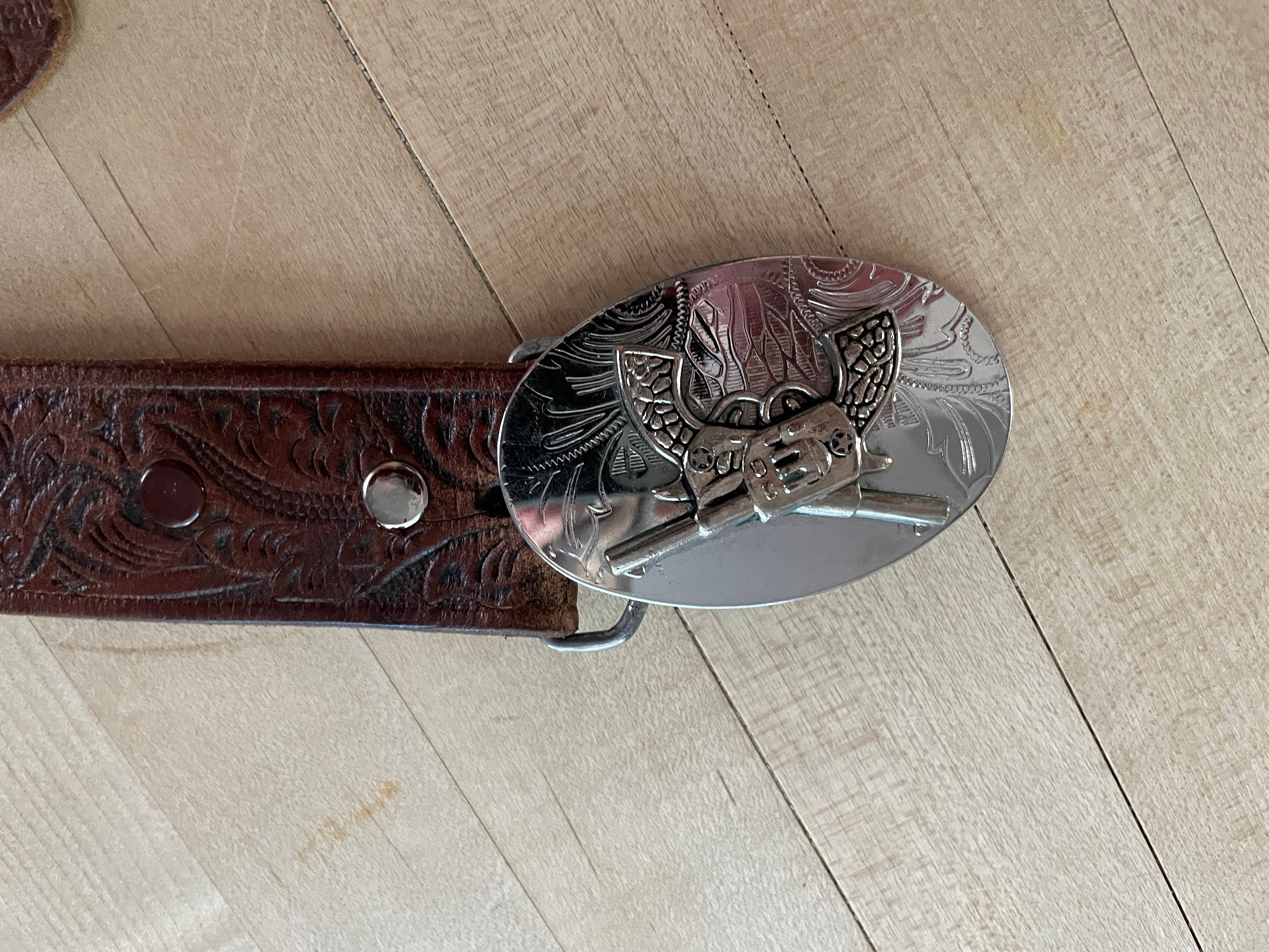 Crossed Pistols Belt Buckle - Etsy