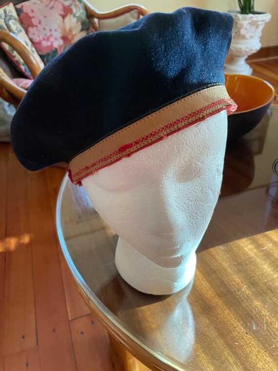 Vintage Wool Beret - Gem