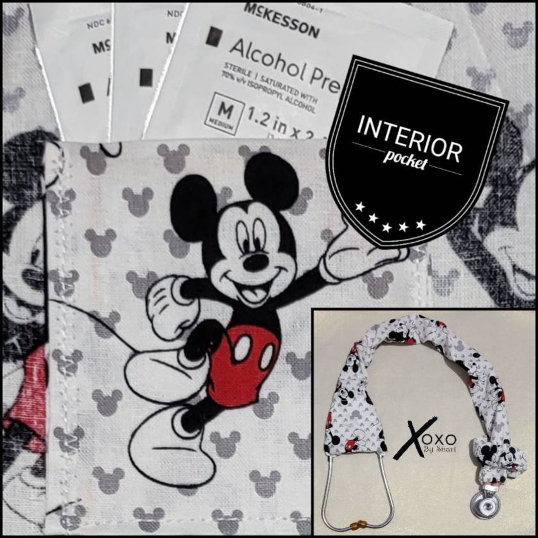 Stethoscope Cover With Hidden Pocket Mickey Mouse Inspired Nurse RN ...