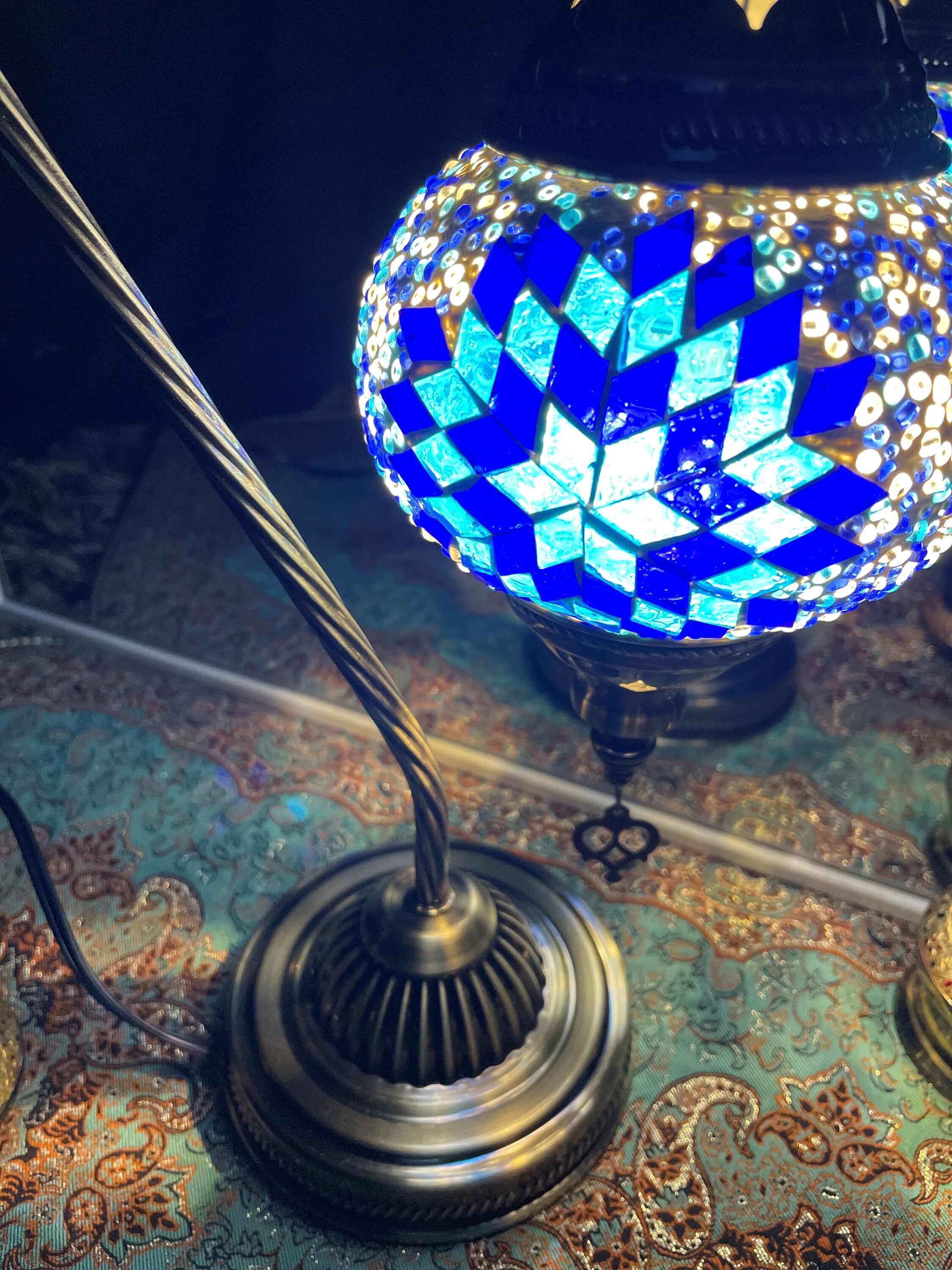 Turkish Table Lamps Mosaic Pattern - Etsy