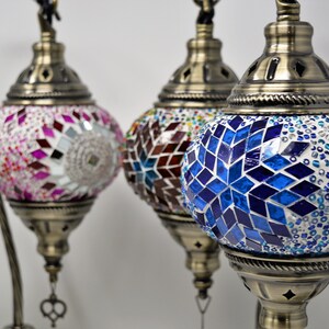 Turkish Table Lamps Mosaic Pattern - Etsy