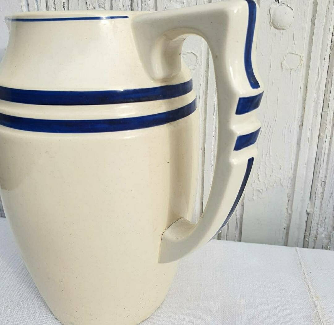 Large Antique French Water Pitcher - Etsy