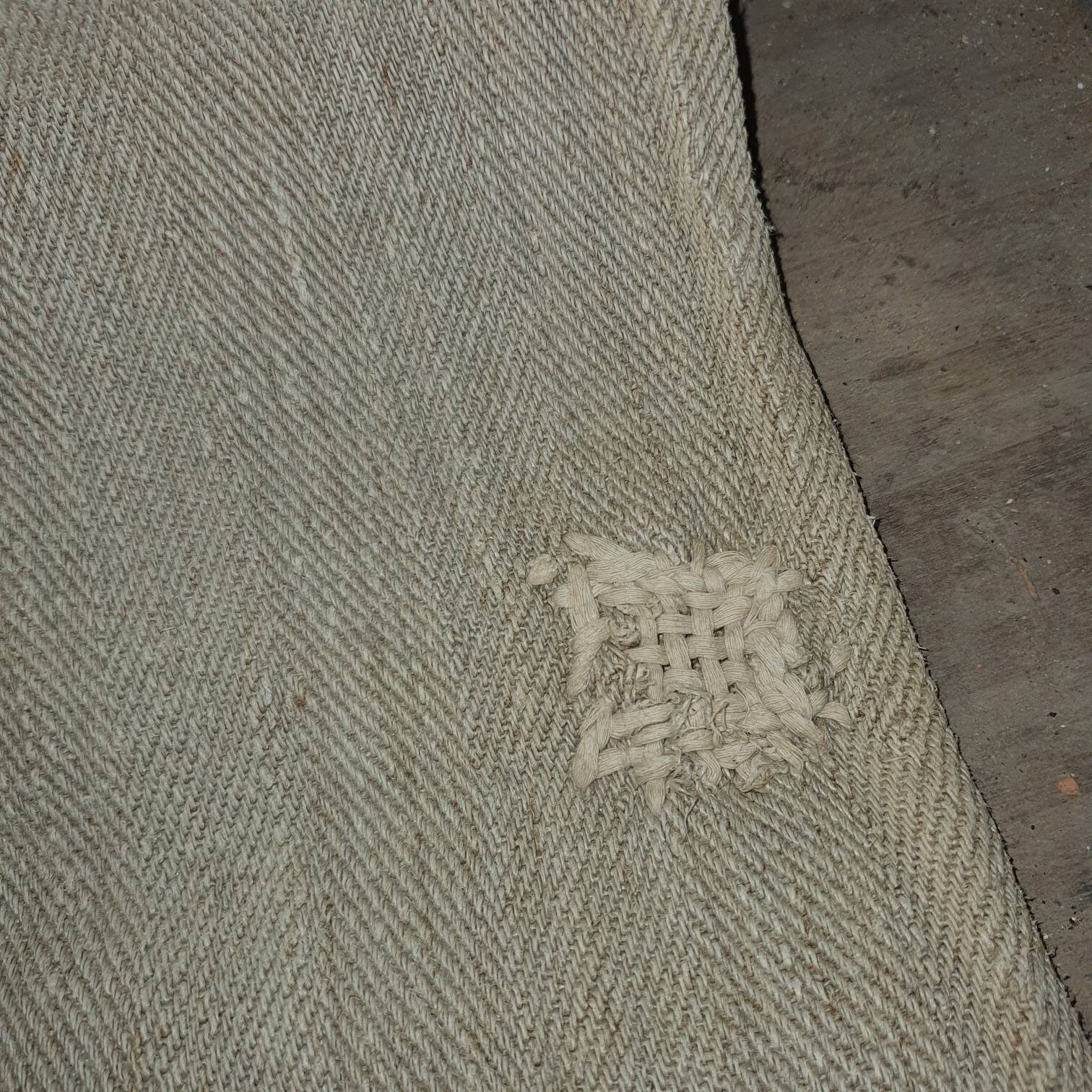 German Antique 19th Century Linen 1897 Grain Sack - Etsy