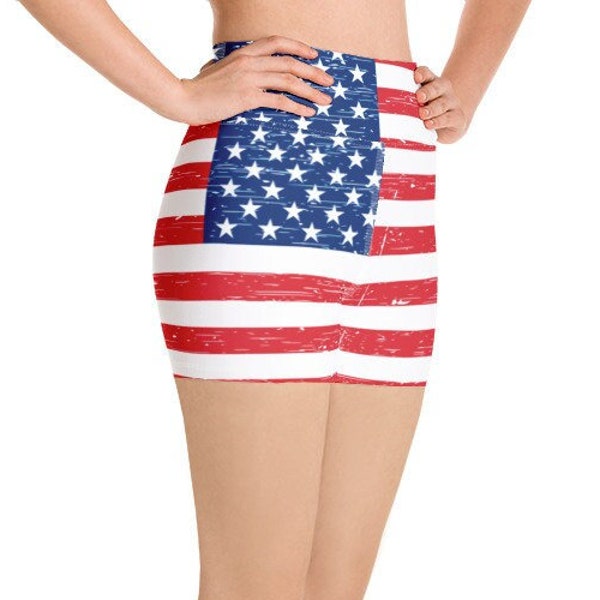 American Flag Shorts - Etsy