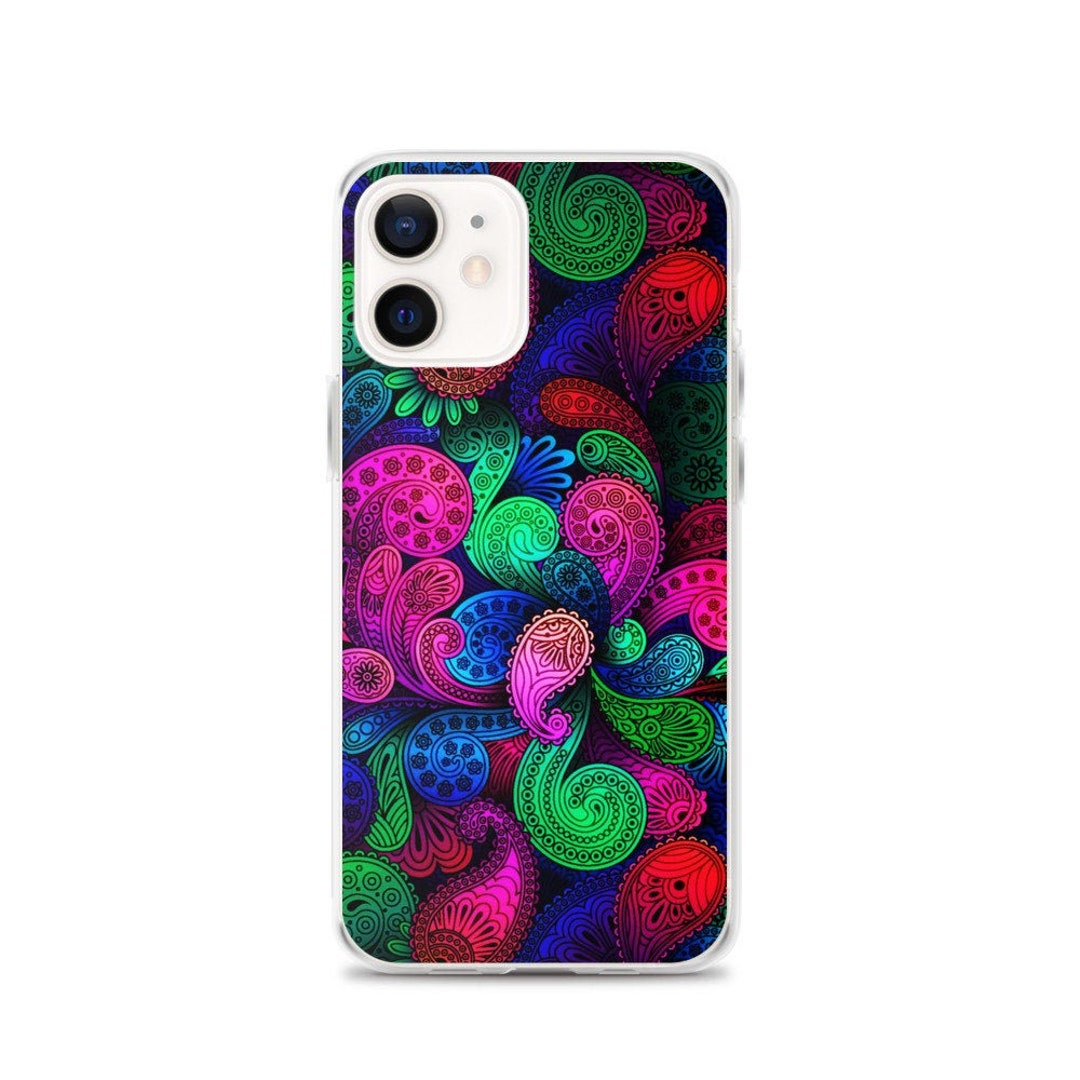 Vibrant 3d Art Deco Paisley iPhone 12 12 Mini 12 Pro 12 Pro - Etsy