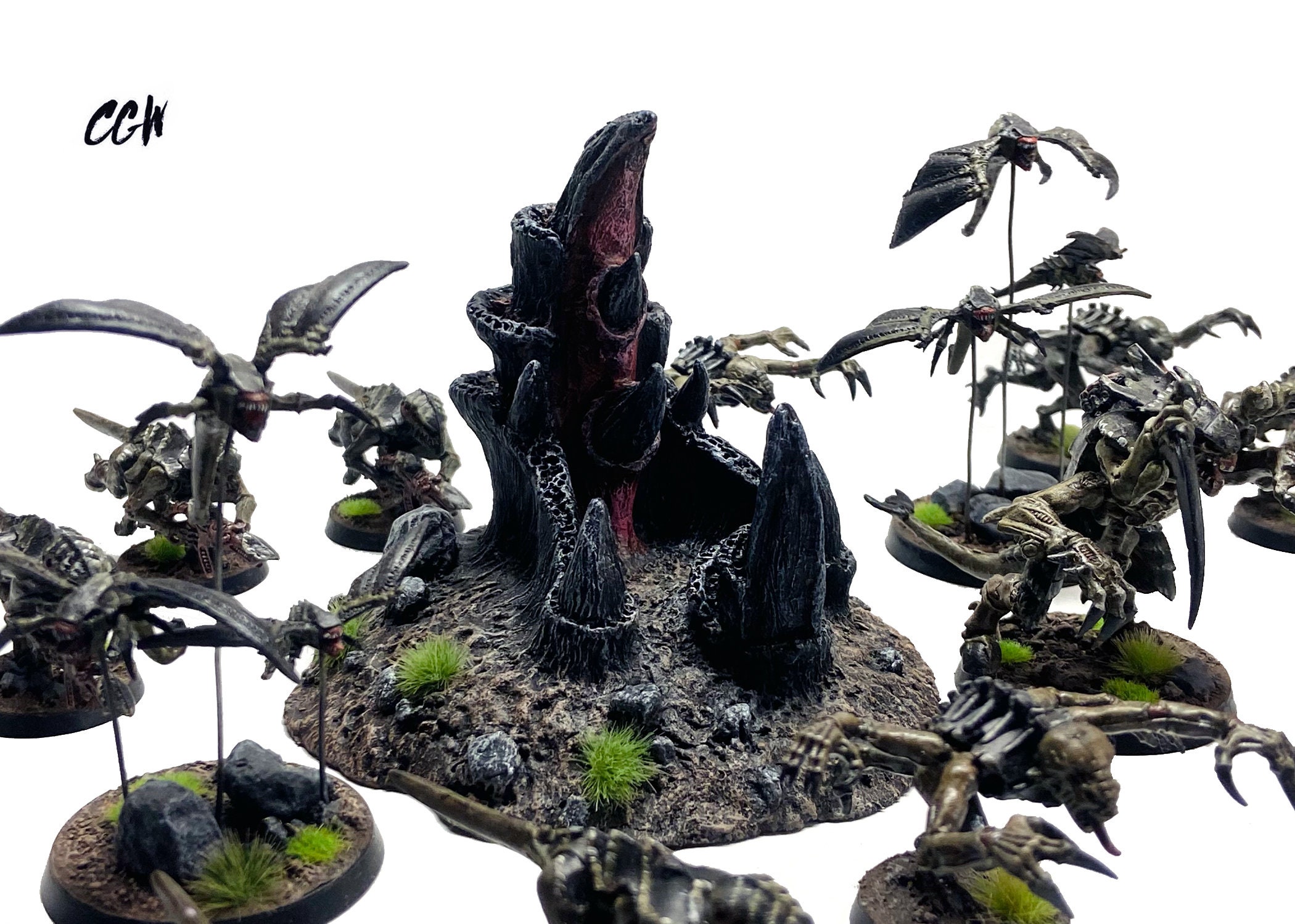 Warhammer 40k Tyranid Army/battlefield Alien Wargame Terrain - Etsy