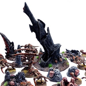 Warhammer 40k/ Wargames Alien Terrain, Tyranid Army Bio-cannon - Etsy