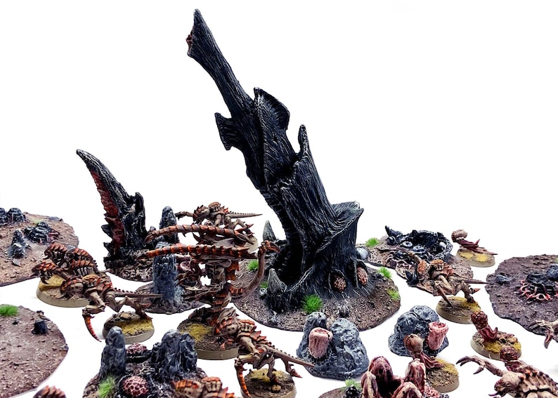 Warhammer 40k/ Wargames Alien Terrain, Tyranid Army Bio-cannon - Etsy