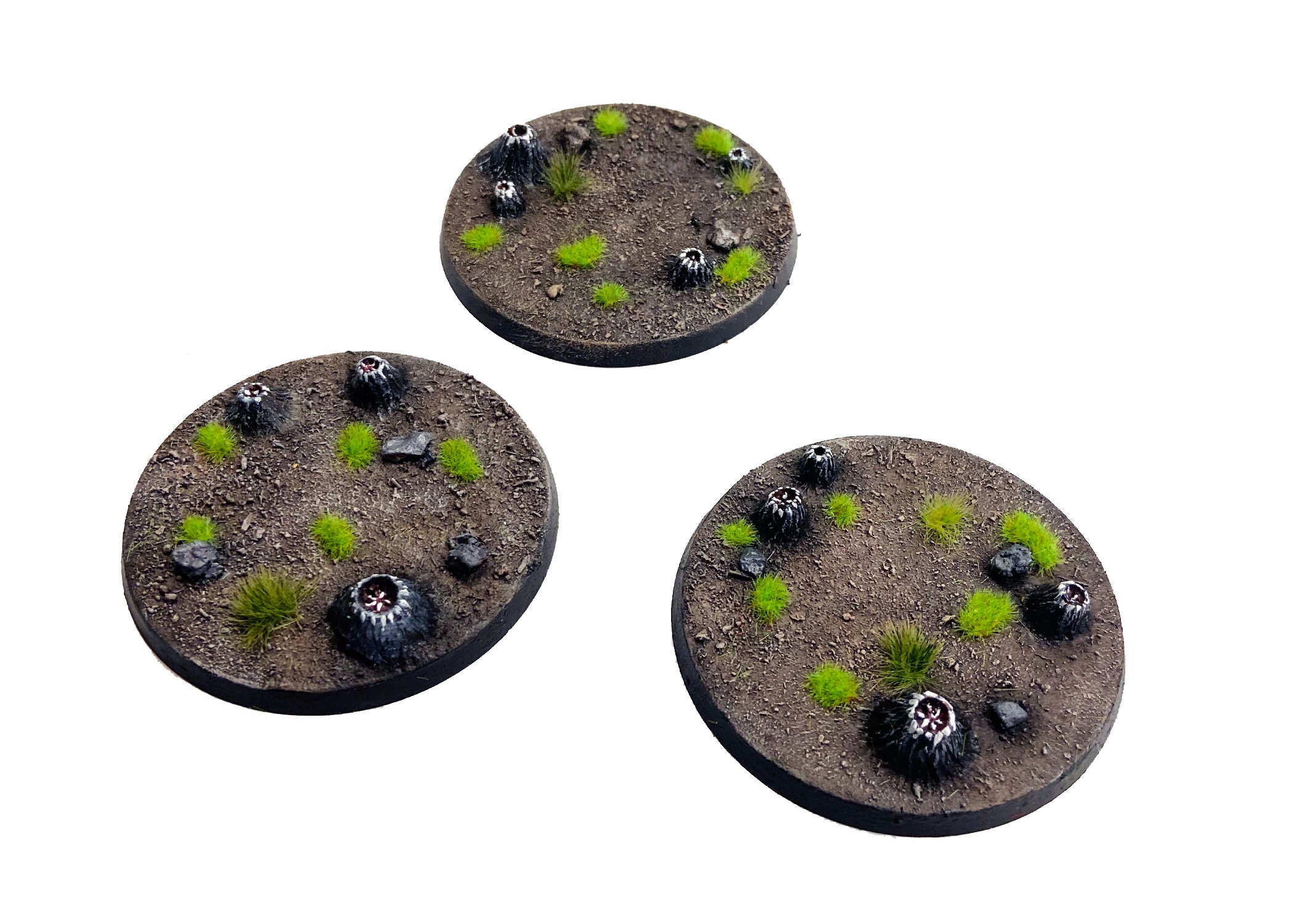 Warhammer 40k Alien / Tyranid Army Infestation Nodes Terrain 60mm Base ...