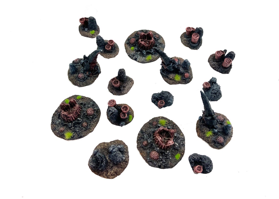Warhammer Tyranid Army/battlefield Capillary Towers Small and Brood ...
