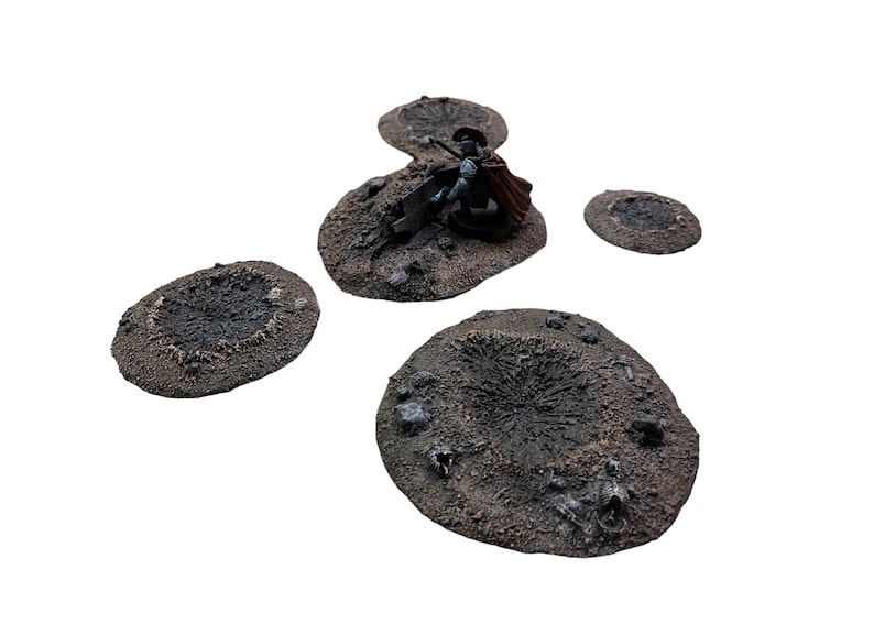 Warhammer Army, Wargames / Tabletop Battlefield Small Trench and Blast ...