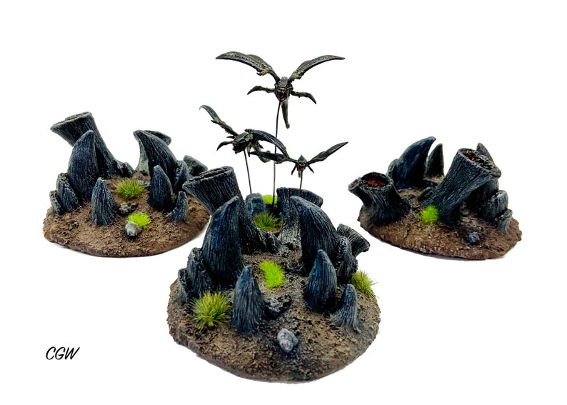 Warhammer 40K Tyranid/alien Base Terrain, for Army/ Battlefield - Etsy