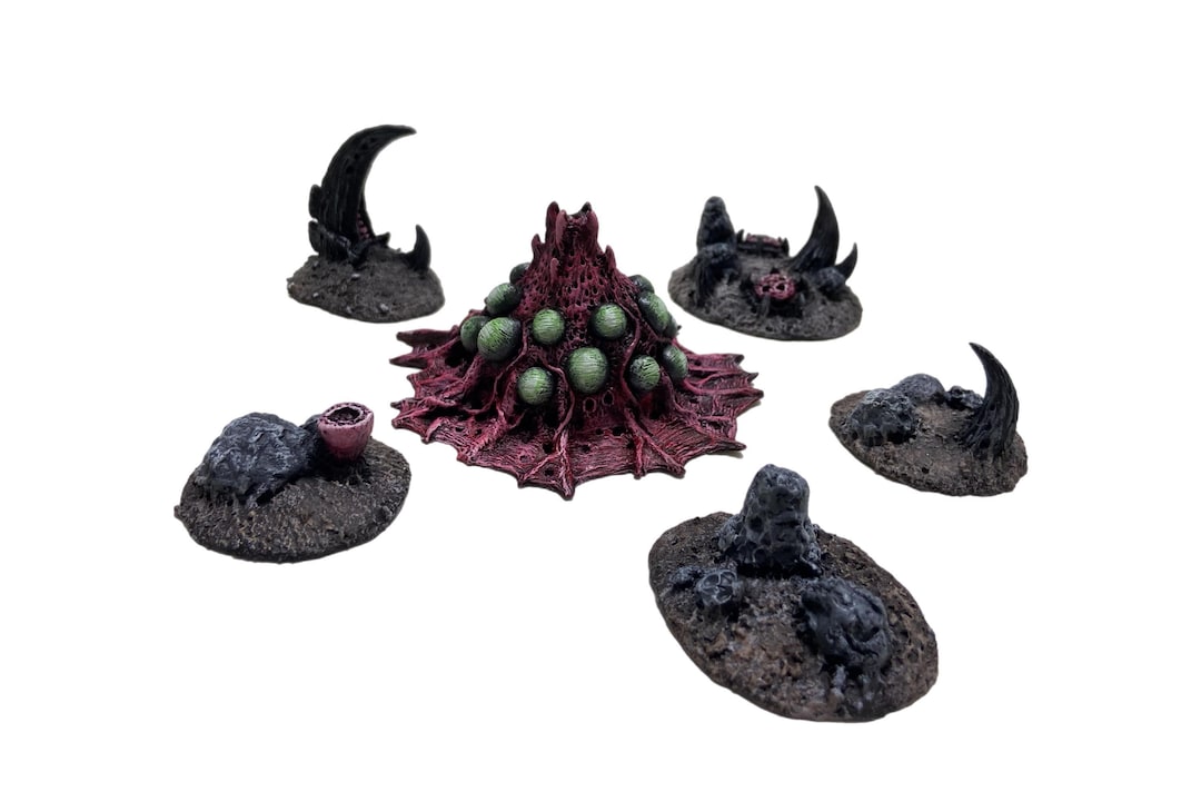 New Warhammer 40K Tyranid Army /battlefield Alien Large Spore Terrain ...