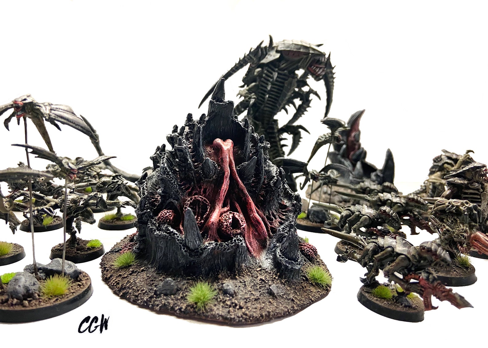 Warhammer 40k Tyranid Army/battlefield, Alien Wargames Hive Mind - Etsy