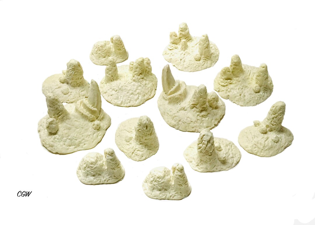 Warhammer 40k Tyranid Army/battlefield Rock Terrain Unpainted - Etsy