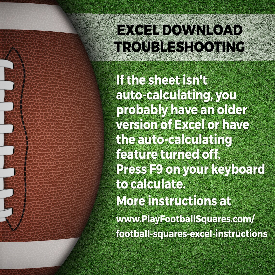 Football Squares Excel Template (unlimited Games) - Football Pool Excel ...
