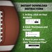4-quarter Football Squares - Download & Print - ANY Football Game ...