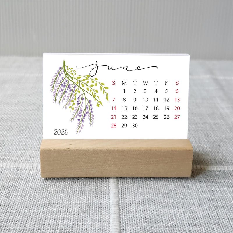 Mini Daily Desk Calendar - Etsy