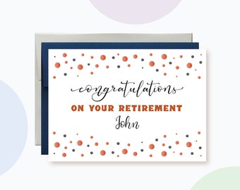 Happy Retirement Card Custom Retirement Gift Personalized - Etsy