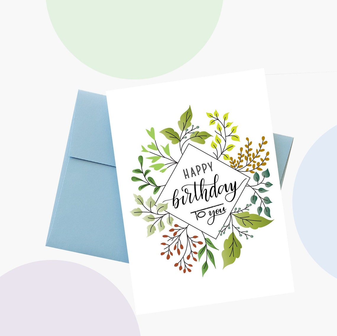 Personalized Birthday Card for Her Pretty Birthday Card - Etsy