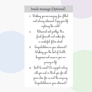 Personalized Retirement Card, Custom Happy Retirement Card for Coworker ...