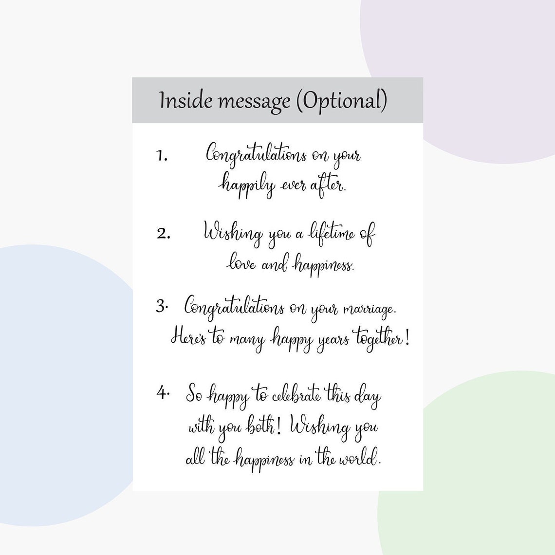 Personalized Wedding Card Forever and Always Heart Card for - Etsy