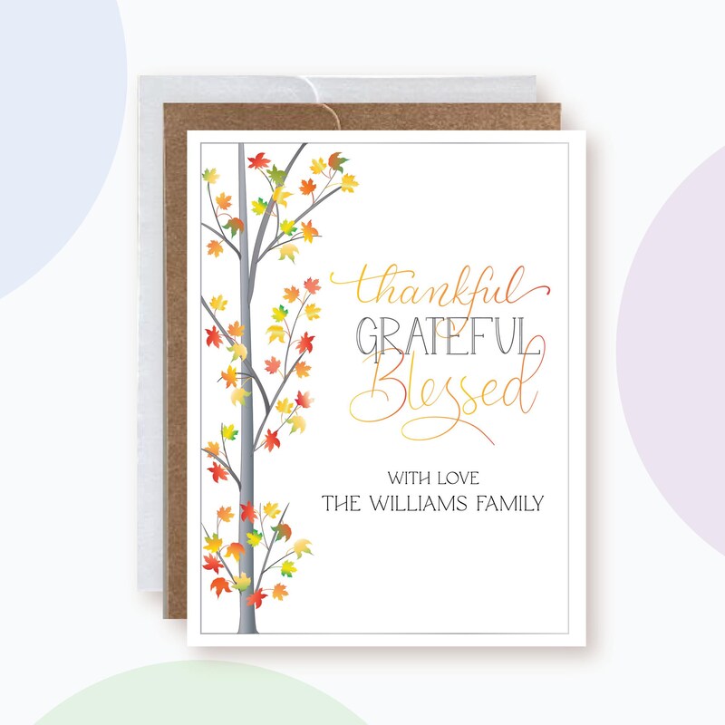 Grateful Card - Etsy