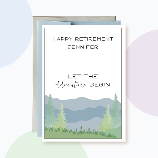 Retirement Card - Etsy