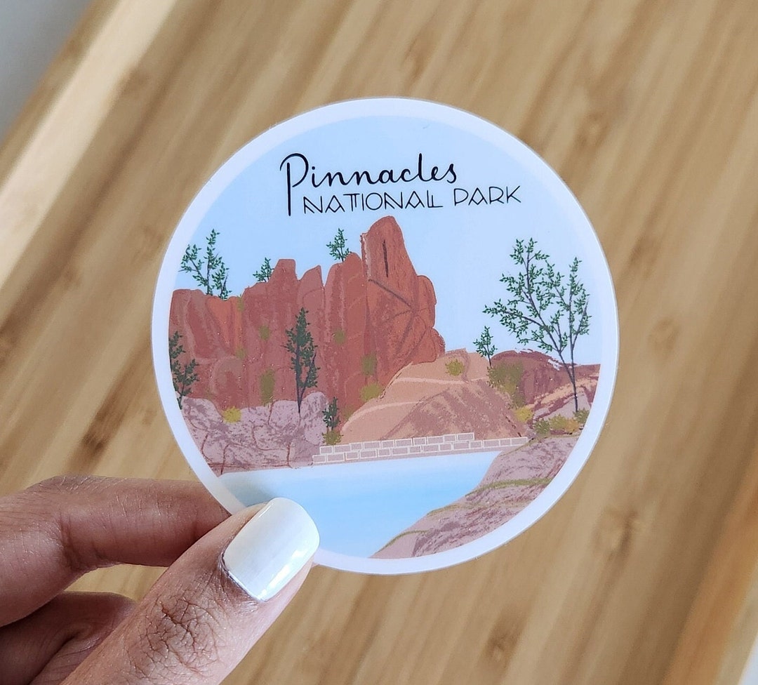 Pinnacles National Park Waterproof Sticker 3x3 Inch California National ...
