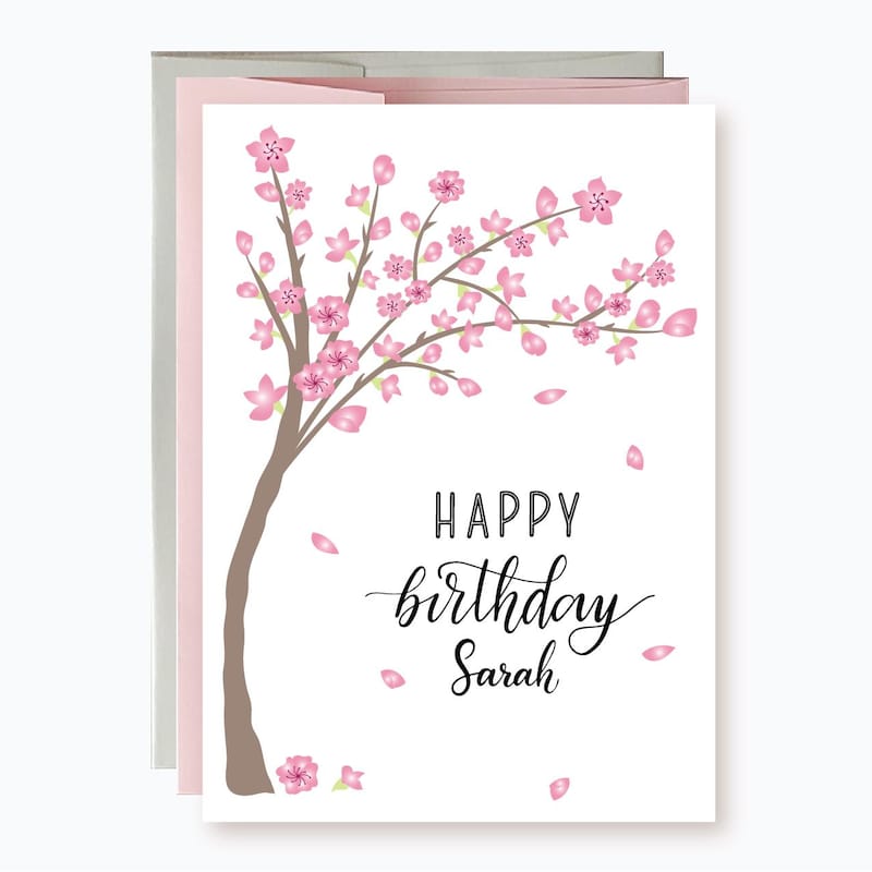 Summer Floral Greeting Card - Etsy