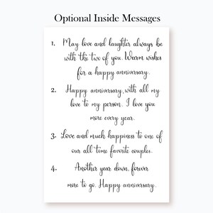 Personalized Floral Anniversary Card | Customize Anniversary Year and ...