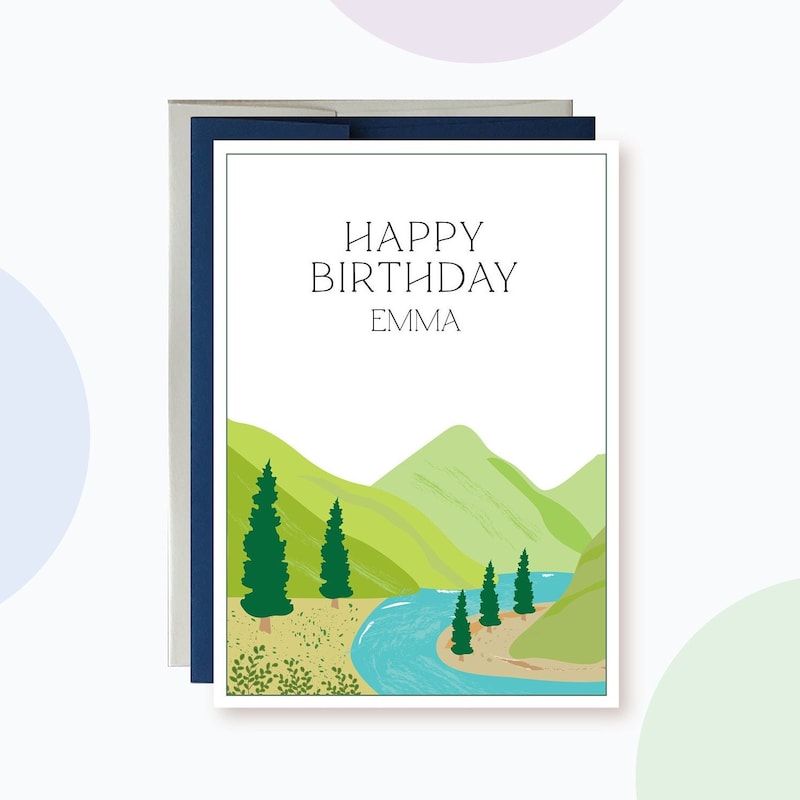 Nature Birthday Cards - Etsy
