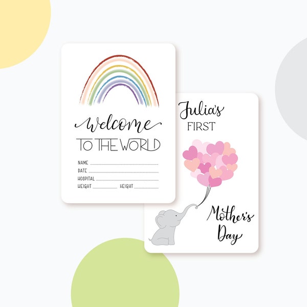 Milestone Cards - Etsy
