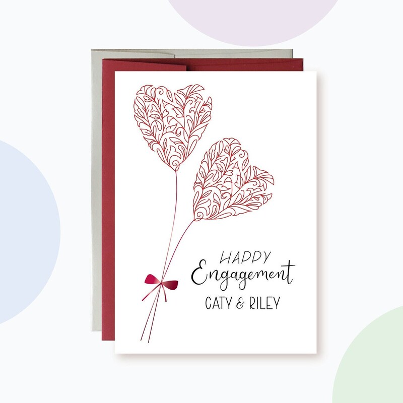 Engagement Card - Etsy