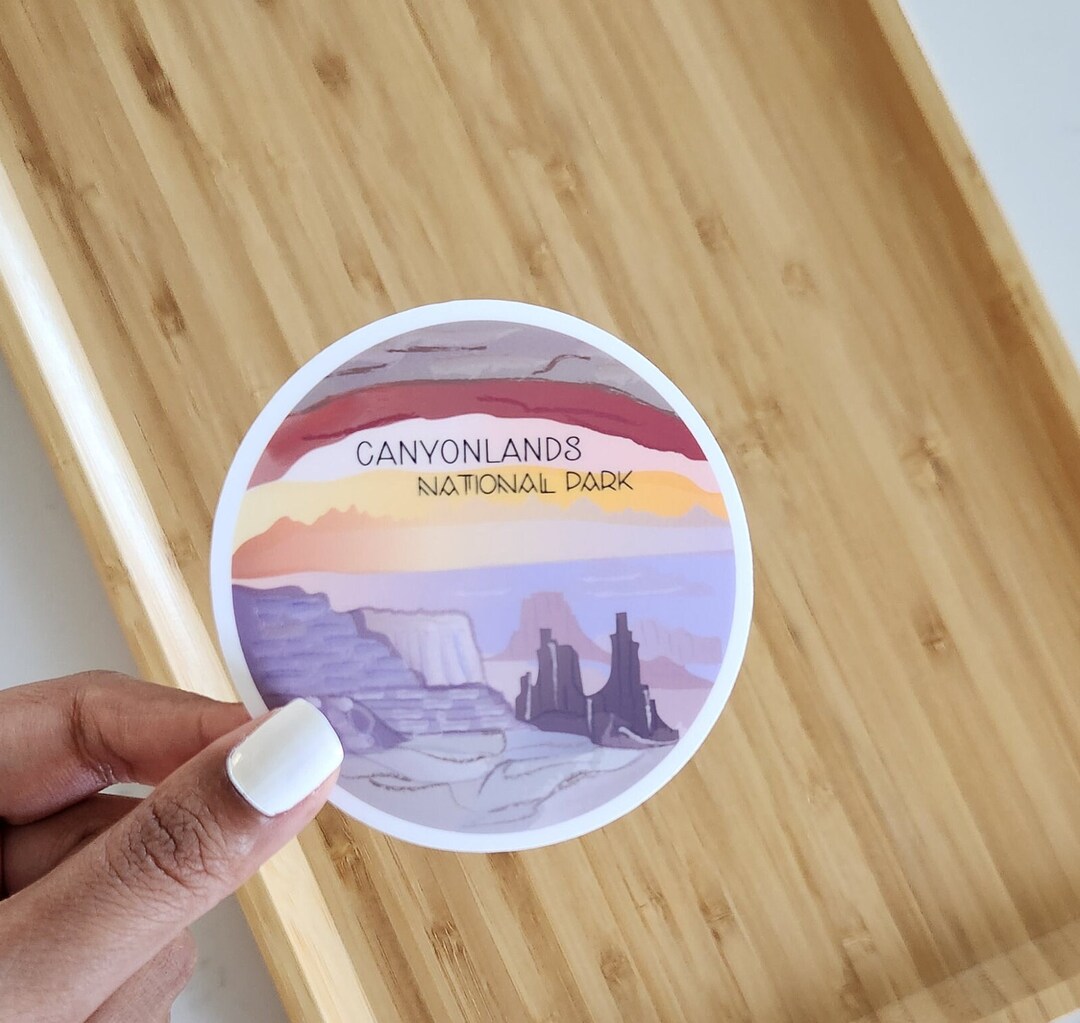 Canyonlands National Park Waterproof Sticker: Utah Canyons, Hiking ...