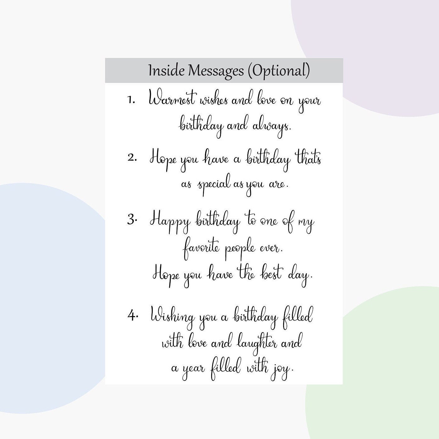 Personalized Inspirational Birthday Card Birthday Card for - Etsy