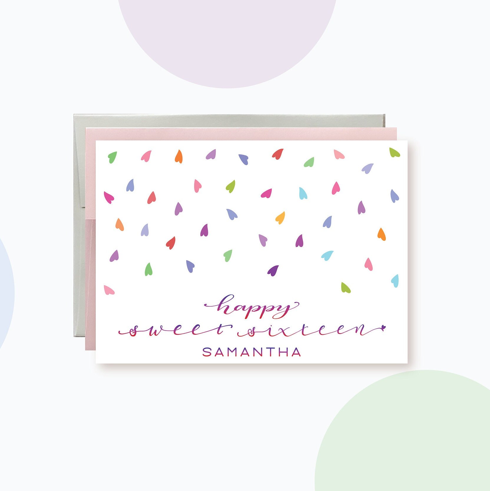 Personalized 16th Birthday Card Sweet 16 Card Sweet Sixteen - Etsy