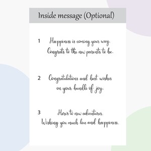 Baby Shower Card Personalized, A Shower of Love, New Baby Girl Card ...