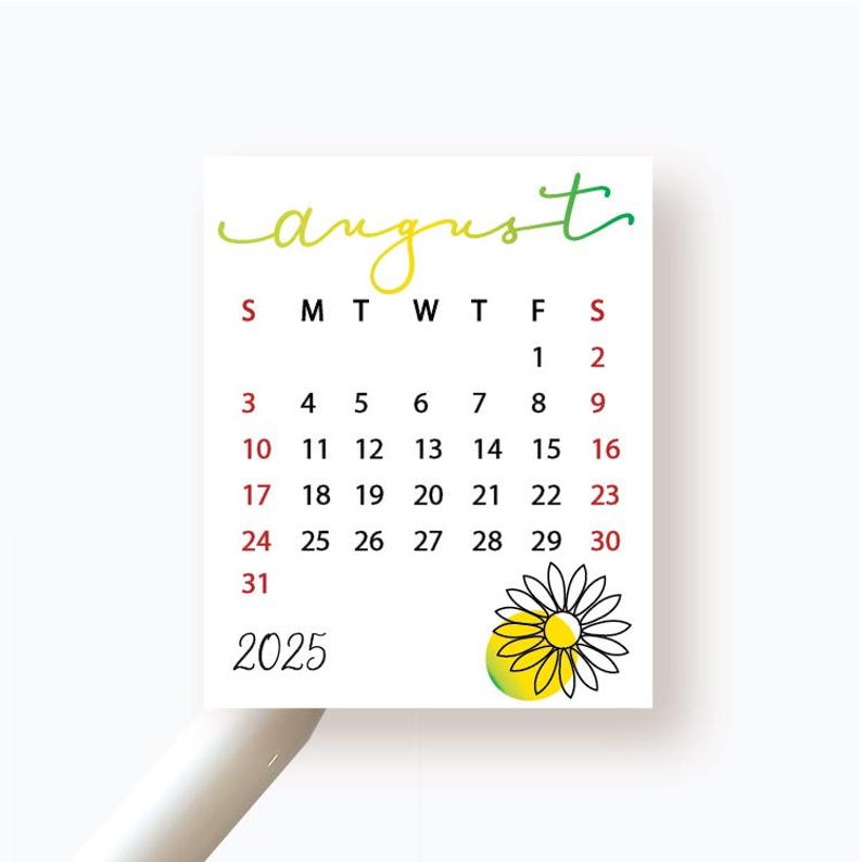 2026 Monthly Seasonal Calendar Planner Stickers, Academic Year Calendar ...