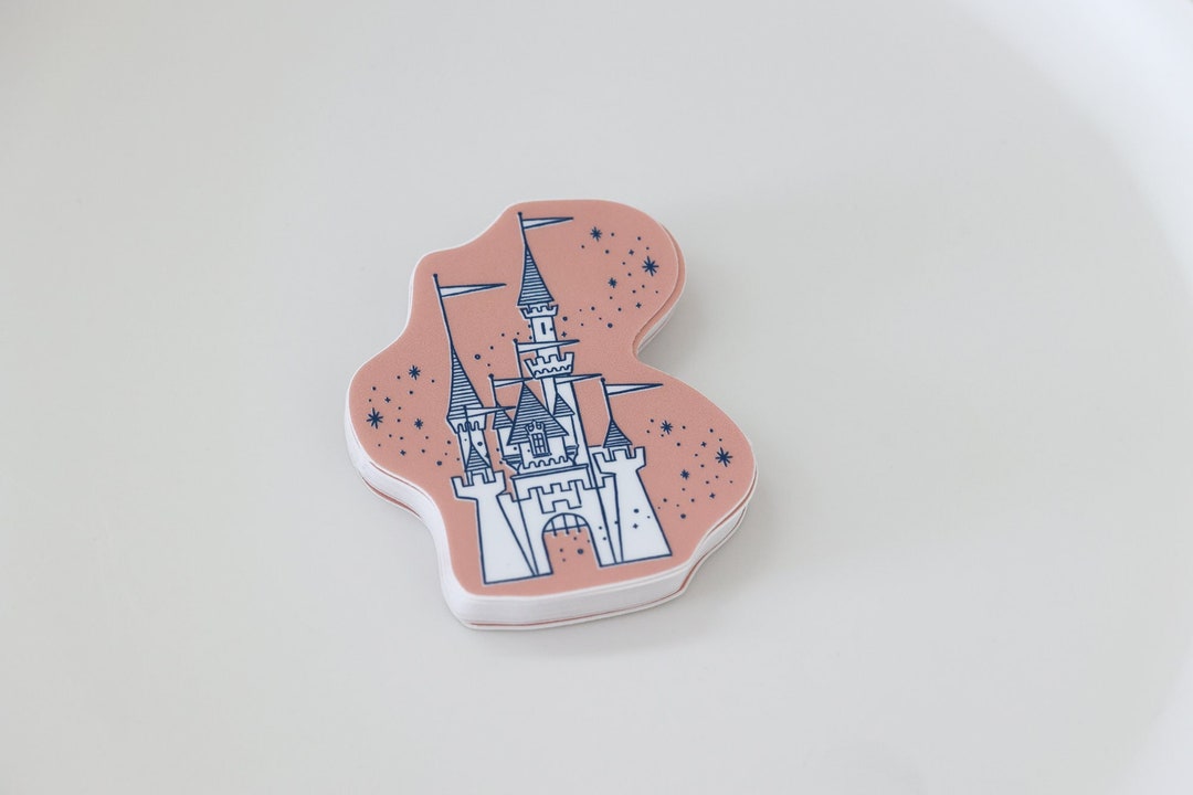 Disneyland Castle Sticker, Disney World Castle, Monorail, Matterhorn ...