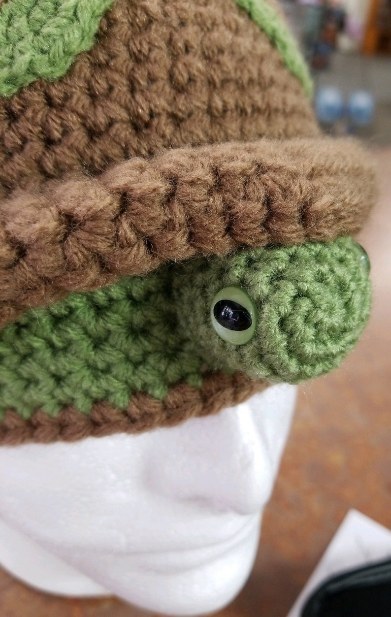 Handmade Crochet Turtle Hat – Kids & Adults Animal Beanie – Playful ...