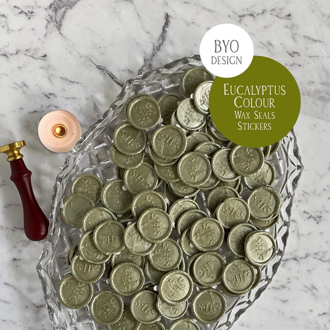 Custom Monogram, Symbol, Logo, Wedding Stickers Wax Seals • BYO Design ...